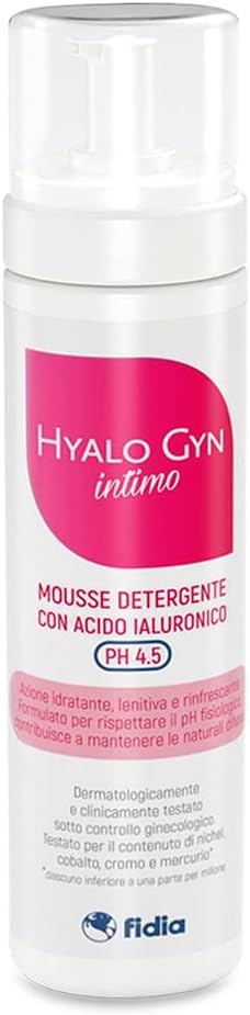 HYALO GYN Intimo pH 4.5 | Mousse Detergente con Acido Ialuronico ...