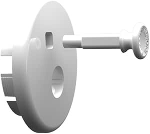 LSP OBFPS-200-W Paintable Pull Stop in White Box with Trim Kit and Fire ...