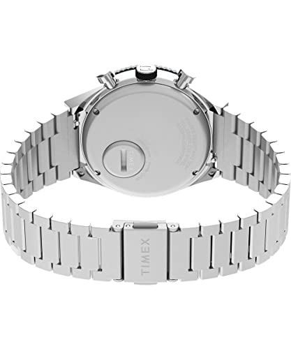 Buy Timex Men's Q Chronograph 40mm Watch - Stainless Steel Bracelet ...