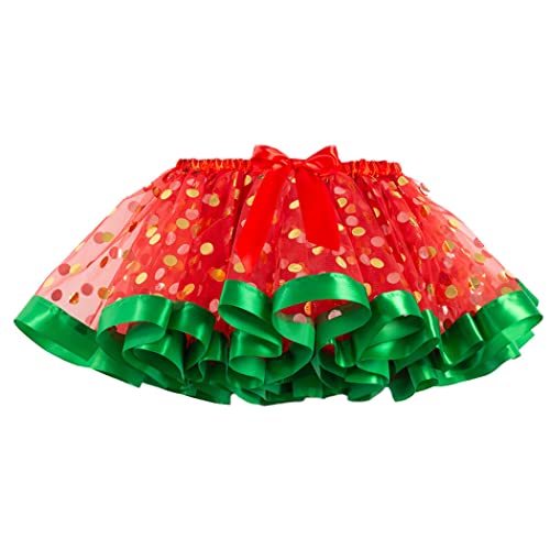 Buy Nicute Kids Christmas Tutu Skirt Tulle Layered Dance Skirt Little ...