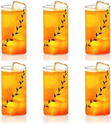 Buy Borosil Vision Sage 295 ml Set of 6 pcs Transparent Drinking Glass ...