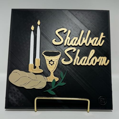 Amazon.com: Shabbat Shalom - Christian 3D wall decor - FAMILY SHALOM ...