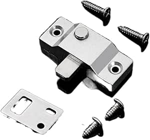 Sliding Door Latch with Spring Bolt Enhanced Security Stainless Steel ...