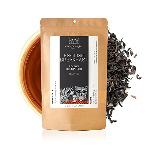 Amazon.com : Open Door Tea - English Breakfast | Organic Black Tea ...