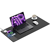 Amazon.com: TopMade Wireless Charging Mouse Pad, Gaming Mousepad Home ...