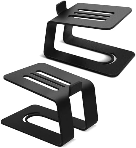 Amazon.com: IBVIVIC One Pair Metal Desktop Speaker Stands Professional ...