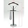 Amazon.com: InRoom Designs Kings Brand Silver/Walnut Finish Wood ...