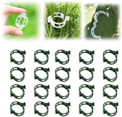 Amazon.com : FUJIWARA 200Pcs Plant Tomato Trellis Clips, Plastic Garden ...