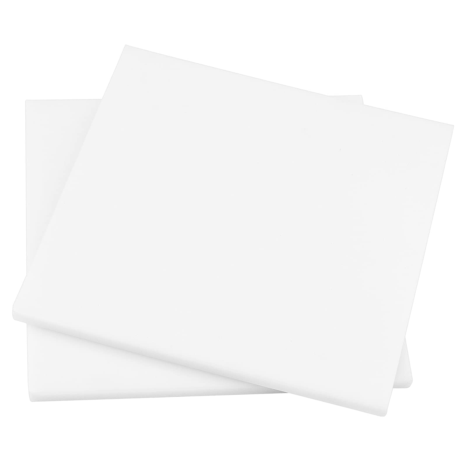 Snapklik.com : 2 Pack 12 X 12 Inch White UHMW Sheets, 1/2 Inch Thick ...