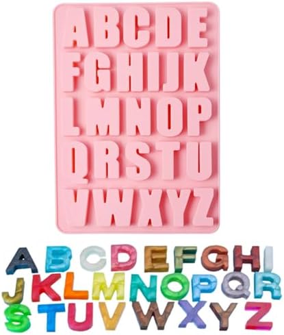 Large Silicone Letters Moulds Non Stick Chocolate Candy Molds Silicone ...