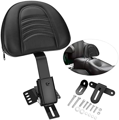 Amazon.com: Motorcycle Driver Rider Backrest Adjustable Plug-in Driver ...