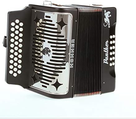 Amazon.com: Hohner Panther GCF Diatonic Accordion, Matte Black ...