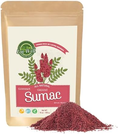 Amazon.com : Eat Well Sumac Spice Powder 4 oz Shaker Bottle, Ground ...