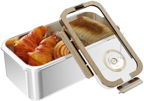 Amazon.com: Jingmore Stainless Steel Bread Box for Kitchen Countertop ...