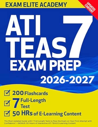 ATI TEAS Exam Prep: The Most Updated Guide with 7 Full-Length Tests to ...