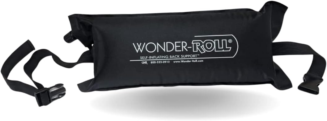 Amazon.com: Wonder-Roll Self Inflatable Lumbar Roll Office Chair Back ...