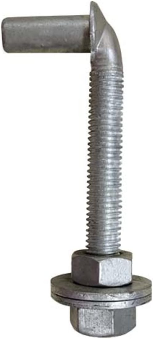 Amazon.com: 5/8" x 4.5" Heavy Duty J Bolt Lag Hinge Pin Fastener HDG ...
