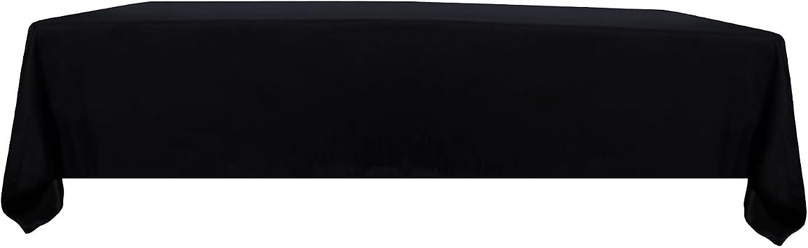 Amazon.com: ITWMTTO 10 Pack Black Tablecloth for Rectangle,60x102 Inch ...