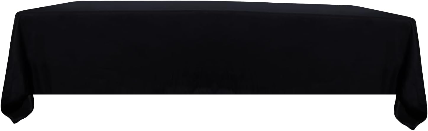 Amazon.com: ITWMTTO 10 Pack Black Tablecloth for Rectangle,60x102 Inch ...