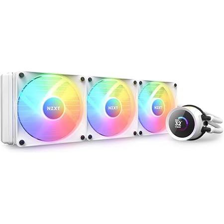 NZXT Kraken 360 RGB 360mm CPU Liquid Cooler/AIO with with LCD Display ...