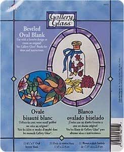 Amazon.com: Gallery Glass Surfaces Oval Blank-6-3/4"X9" : Arts, Crafts ...
