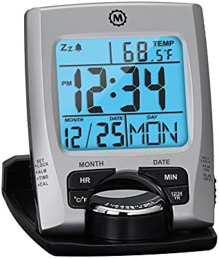 Amazon.com: Travel Alarm Clock with LED Torch, Flashlight LED Digital ...
