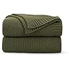Amazon.com: CozeCube Olive Green Throw Blanket for Couch, Soft Cozy ...