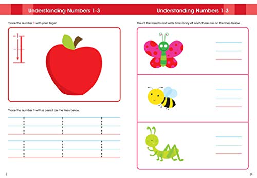 Snapklik.com : Ready To Learn: Pre-Kindergarten Math Workbook: Counting