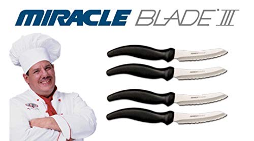 Miracle Blade III 4-Pc Steak Knife Set | Gourmetian