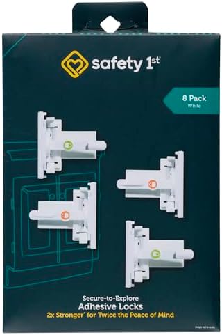 Amazon.com: Safety 1st® Secure-to-Explore Adhesive Locks (8 Locks ...