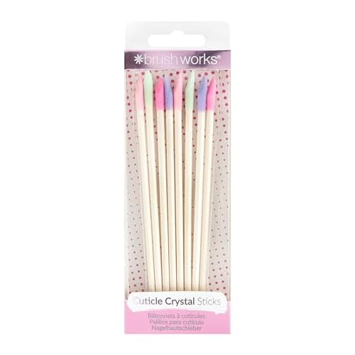 Brushworks Cuticle Crystal Sticks - 8 Pack : Amazon.co.uk: Home & Kitchen