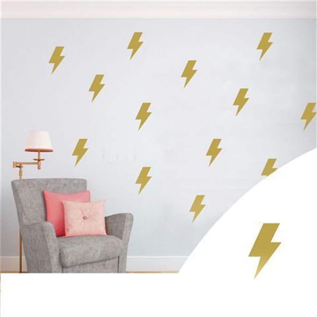 Amazon.com: 36 Pcs Lightning Bolt Wall Decal Preppy Room Decor ...