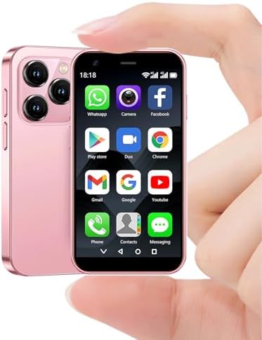 Hipipooo Mini Smartphone Unlocked 4G Mobile Phone 3.0 inches,Dual SIM ...