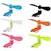 Amazon.com: OULUN Mini Cell Phone Fan - 2 in 1 Portable Micro USB Port ...