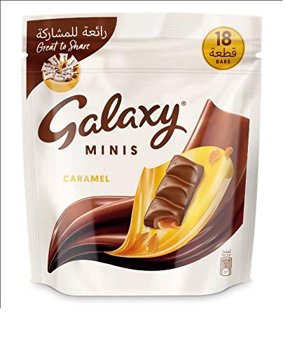 Galaxy Minis Caramel Chocolate 18 Bars Packet, 252 g : Amazon.in ...