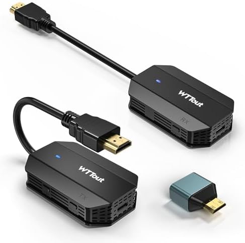 Amazon.com: WTTout Wireless HDMI Transmitter and Receiver, HDMI ...