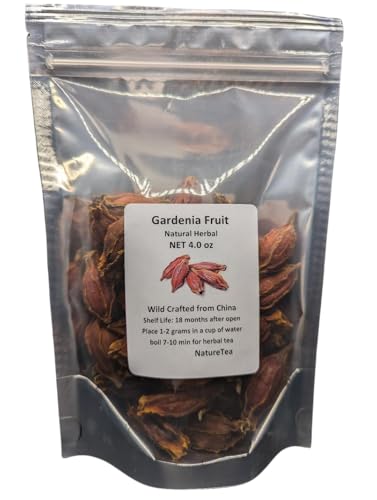 Gardenia Fruit - Dried Gardenia Fruit from 100% Nature (4 oz) - Want It All