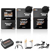 Amazon.com: COMICA BoomX-D2 PRO Wireless Lavalier Microphone for iPhone ...