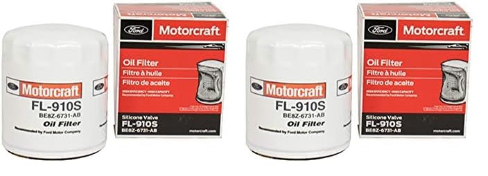 Amazon.com: Motorcraft - Oil Filter (FL910S) (Pack of 2) : Automotive