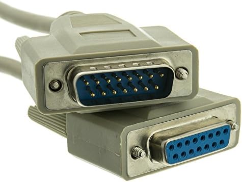 Amazon.com: CableWholesale DB15 Monitor Extension Cable, 28 AWG Single ...