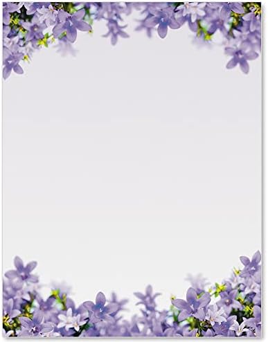 Amazon.com : Paperdirect Beauteous Purple Parade Lilac Flowers Invite ...