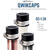 Amazon.com: Fernco PQC-1.38 1-in. QwikCap Flexible PVC Pipe Cap ...