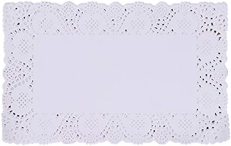 Amazon.com: 7 inch x 12 inch Rectangle Paper Doilies/Lace Paper ...