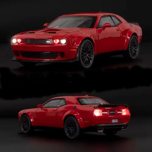 Model Car 1: 32 Dodge Challenger Alloy Diecast Collectible Pull Back ...
