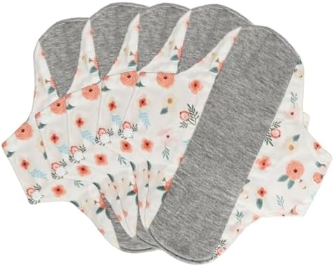 Amazon.com: 5pcs Reusable Menstrual Pads, Cloth Pads for Women ...