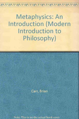 Amazon.com: Metaphysics: An Introduction (Modern Introduction to ...