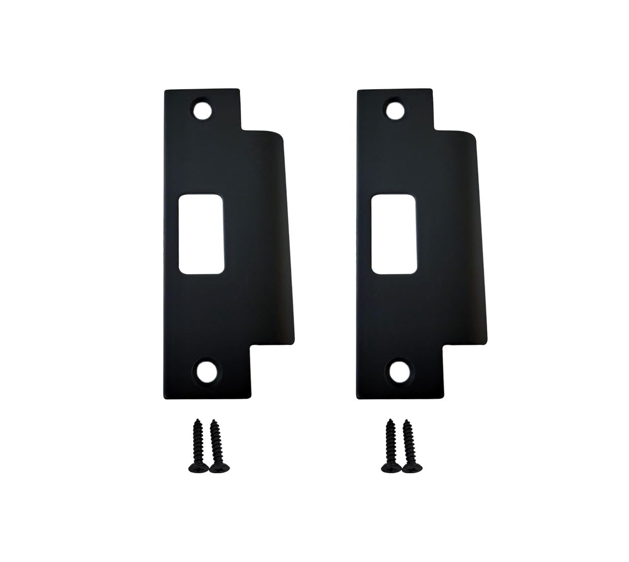 Snapklik.com : QCAA Stainless Steel Extended Replacement Lock Strike Plate