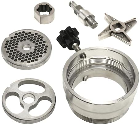 Amazon.com: LEM Products 8 DualGrind Adapter, Stainless Steel Meat ...