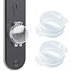 2 Pack Deadbolt Child Safety Lock Cover, Child Proof Door Knob Cover ...