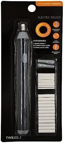 Prescent Electric Eraser Battery Operated Automatic Eraser with 22 ...